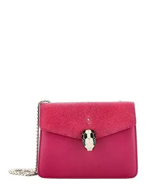 BVLGARI Serpenti Forever Small Shoulder Bag - Pink