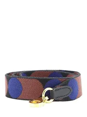 HERMES 25 Sangle Shoulder Strap Cavale Canvas - Black/ Black/ Blue/ Brown