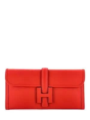 HERMES 29 Jige Elan Clutch - Red