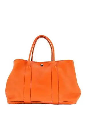 HERMES 36 Garden Party Tote - Orange