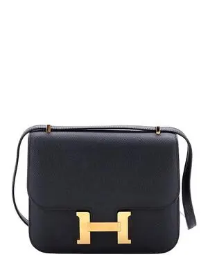 HERMES 18 Constance Nm Bag Epsom - Black