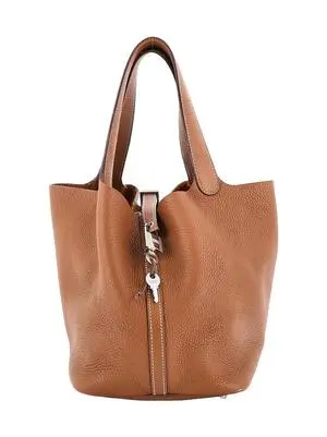 HERMES MM Picotin Lock Bag Clemence