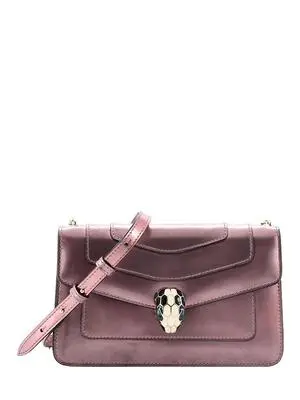 BVLGARI Small Serpenti Forever Shoulder Bag - Metallic
