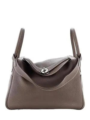 HERMES 30 Lindy Bag Clemence - Gray