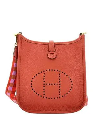Hermès Tpm Evelyne Bag Gen Iii Clemence - Brown