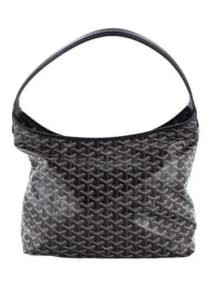 GOYARD Boheme Hobo Printed Coated Canvas - Black