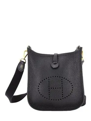 Hermès Tpm Evelyne Bag Gen Iii Clemence - Black
