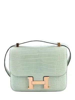 HERMES 24 Constance Mini Bag Matte Alligator