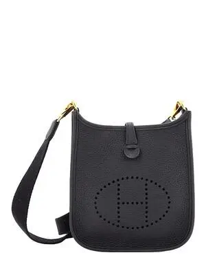 Hermès TPM Evelyne Bag Gen III Clemence Black