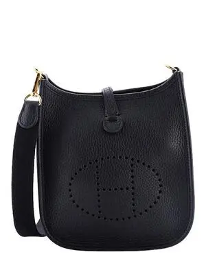 Hermès TPM Evelyne Bag Gen III Clemence Black