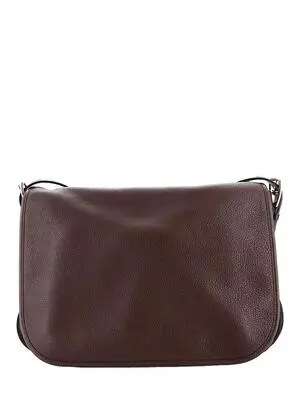 HERMES 35 Barda Messenger Bag Clemence - Brown