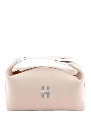 HERMES Pm Bride-a-brac Travel Case Toile - Neutral