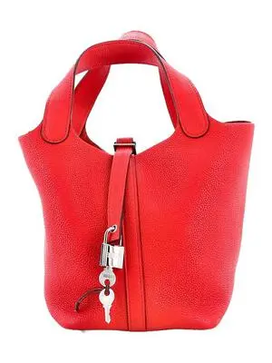 HERMES Pm Picotin Lock Bag Maurice - Red