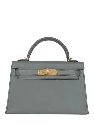 HERMES Mini Kelly 20 II Leather Handbag