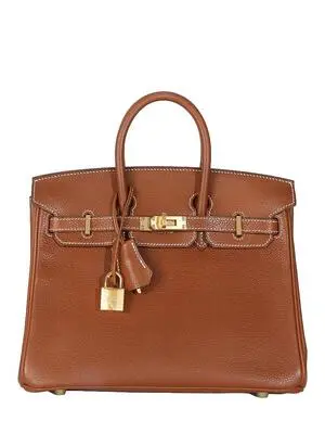 HERMES Birkin 25 Leather Handbag