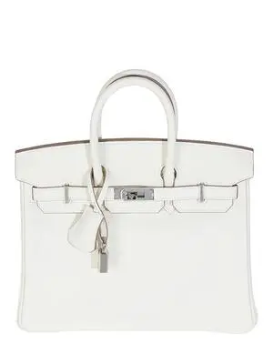 HERMES Birkin 25 Leather Handbag