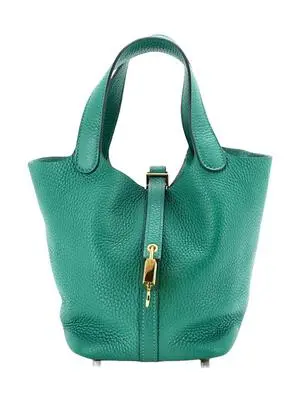 HERMES Picotin Lock Bag Clemence - Green