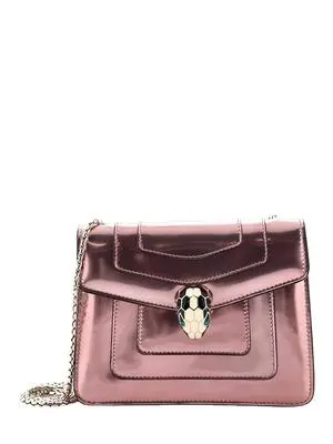 BVLGARI Small Serpenti Forever Square Shoulder Bag - Pink