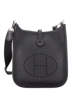 Hermès TPM Evelyne Bag Gen III Clemence Black