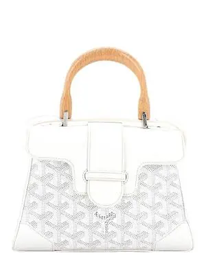 GOYARD Saigon Top Handle Bag - White