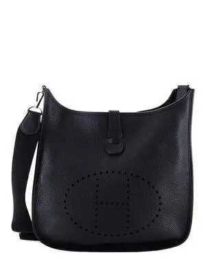 HERMES Gm Evelyne Bag Gen Iii Clemence - Black
