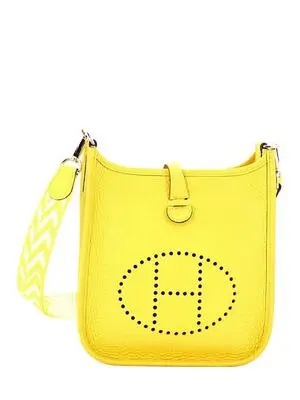 HERMES Hermès Tpm Evelyne Iii Bag Clemence - Yellow