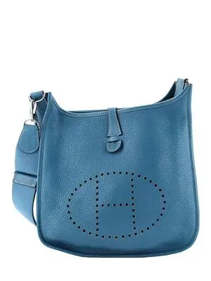 HERMES Pm Evelyne Gen Iii Clemence - Blue