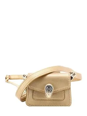 BVLGARI Micro Serpenti Forever Shoulder Bag - Gold