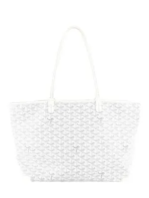 GOYARD Gm Artois Tote Coated Canvas - White