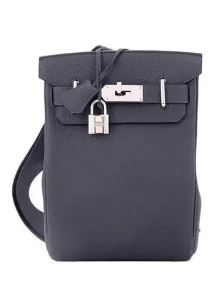 HERMES Pm Hac A Dos Backpack Togo - Gray