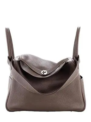 HERMES 30 Lindy Bag Clemence - Gray