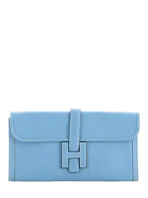 HERMES Hermès 29 Jige Élan Clutch - Blue