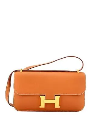 HERMES 25 Constance Elan Nm Bag Epsom - Brown