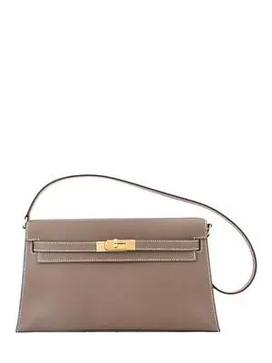 HERMES Kelly Elan Shoulder Bag Madame - Gray