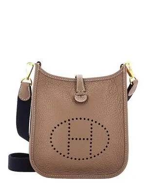 Hermès TPM Evelyne Bag Gen III Clemence Gray