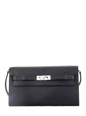 HERMES Kelly To Go Wallet - Black