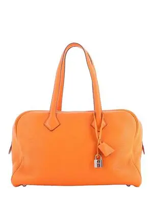 HERMES Victoria Ii 35 Bag Clemence - Orange