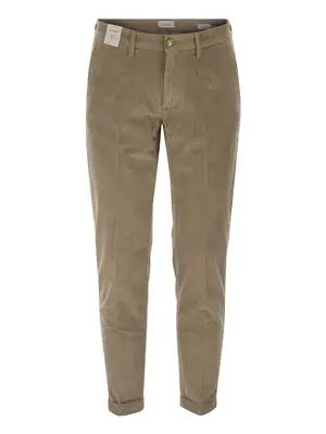 RE-HASH Mucha - Stretch Cotton And Lyocell Chino Brown
