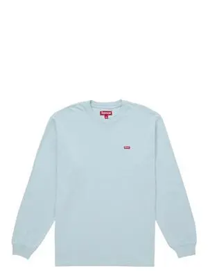 Supreme Small Box Long Sleeve Tee Shirt - Light Blue