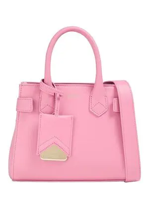 SERAPIAN Meline Mini Leather Tote Pink