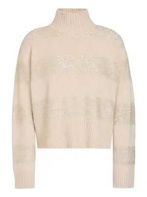 Brunello Cucinelli Sequin-embellished Sweater - Neutral