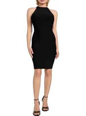 Guess Sleeveless Bandage Dress - Jblack-black
