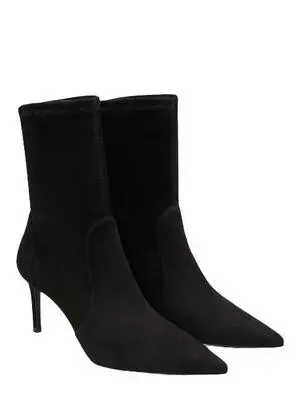 STUART WEITZMAN Pointed Toe Stiletto Bootie - Black