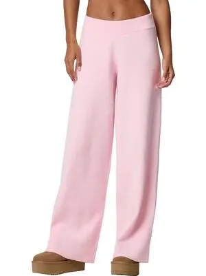 FLORENCE BY MILLS Chenille Wide Leg Pants - Ballet Slipper