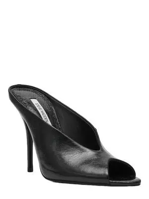 Steve Madden Agaze Peep Toe Slide Sandal - Black