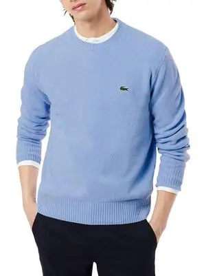 Lacoste Classic Fit Merino Wool Crewneck Sweater - Overview