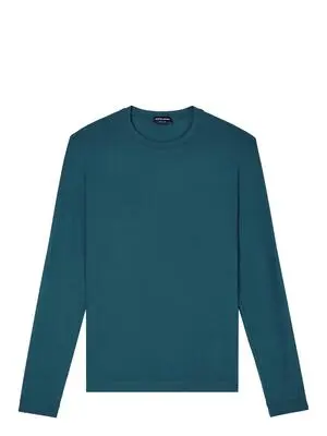Giorgio Armani Stretch Viscose Jersey Jumper - Green