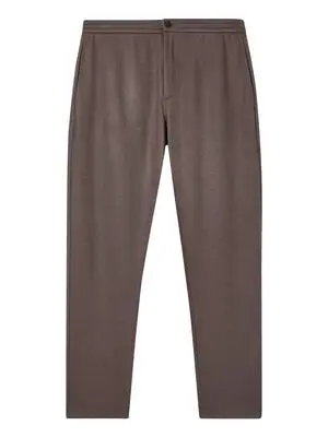 Giorgio Armani Pure Cashmere Jersey Trousers - Brown