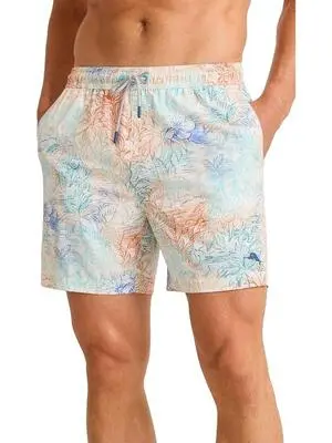 Tommy Bahama Naples La Blanca Swim Trunks - Aqua Splash