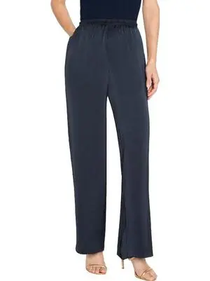 NIC+ZOE Wide Leg Pull-on Pants - Dark Indigo
